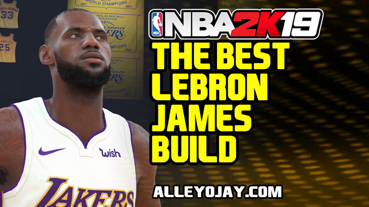 NBA 2K19 The Best LeBron James Build | Alleyojay